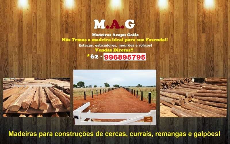 Madeiras De Acapu Para Fazer Cercas E Currais - Agroads