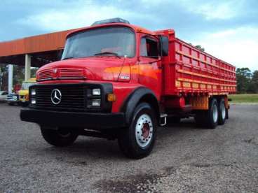 Caminhao Mercedes-benz - Mb 1513 - 1977 Graneleiro - Ano: 1977 - R ...